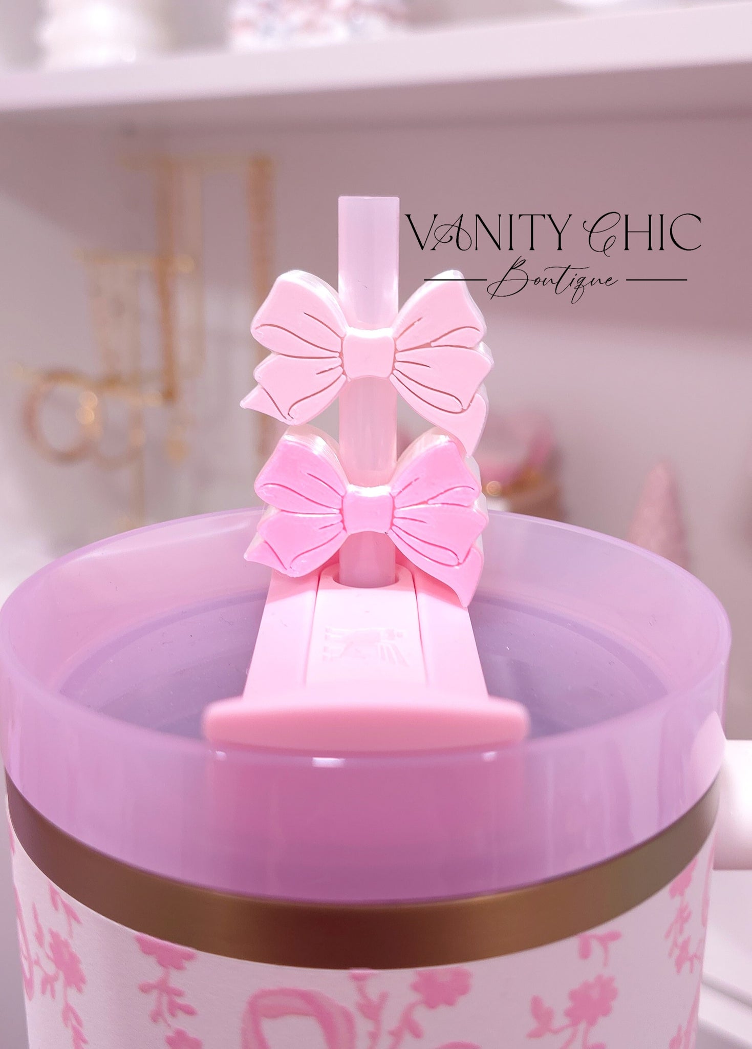 Coquette Bow Straw Topper – VanityChicBoutique